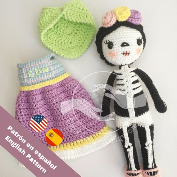 Catrina/ AMIGURUMI Patrón ESPAÑOL-ENGLISH Pattern - Etsy UK