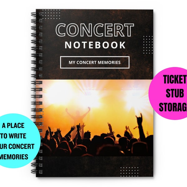 Concert Ticket Storage - Etsy