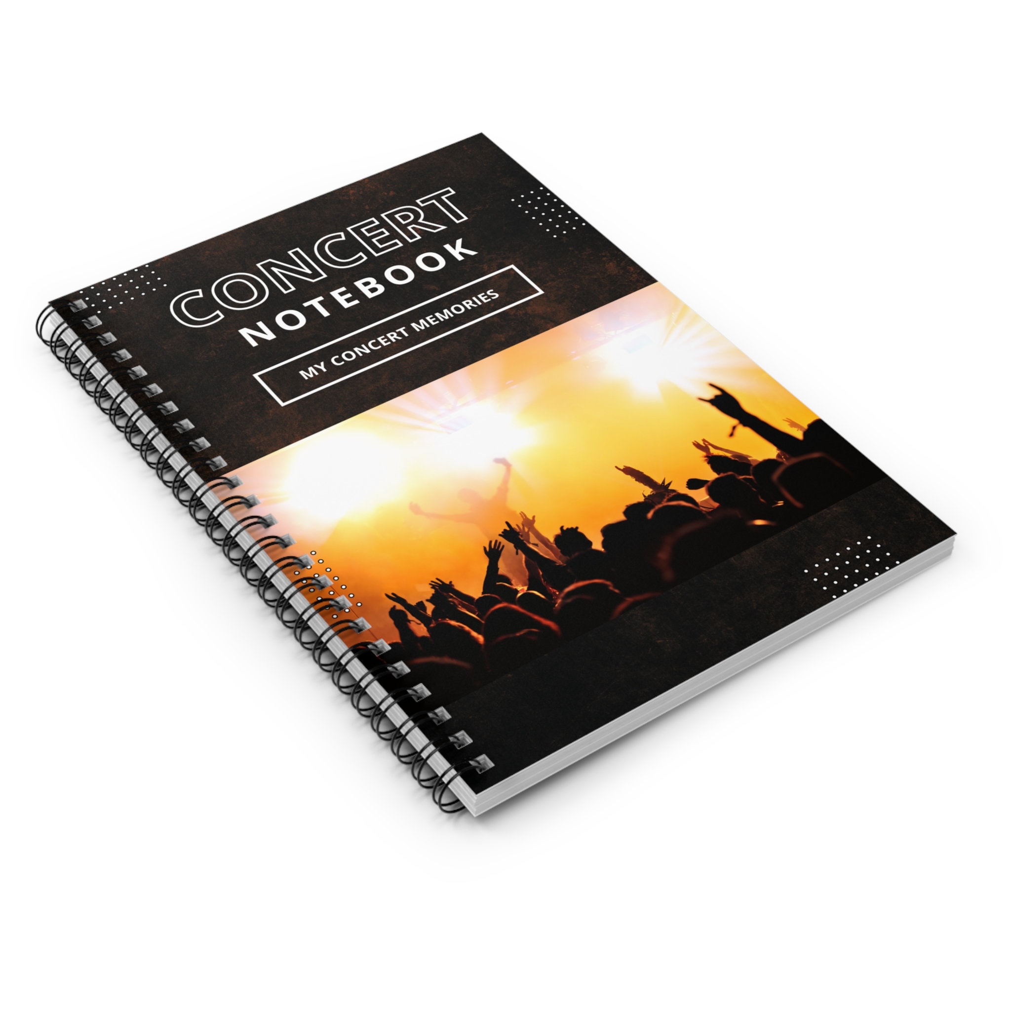 Concert Notebook, Concert Ticket Storage, Concert Journal, Live Music ...