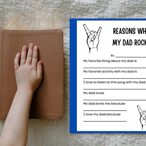 All About My Dad, Father's Day Fill in the Blank Printable, My Dad ...