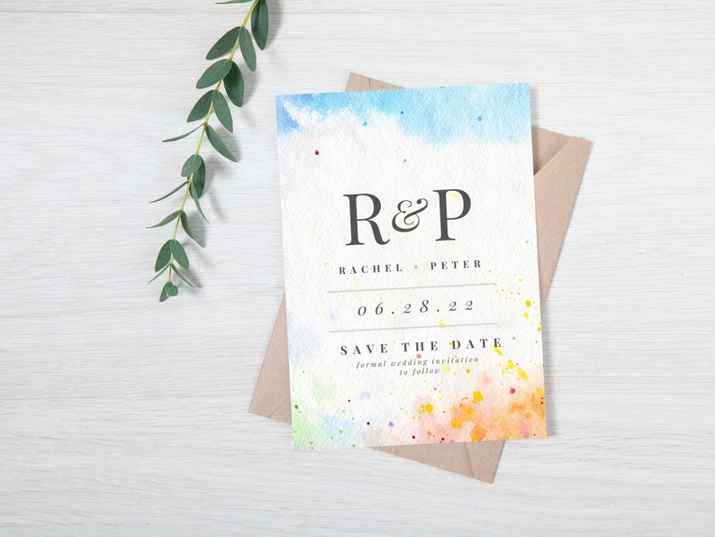 Personalized Save the Dates Cards, Custom Save the Date, Digital ...