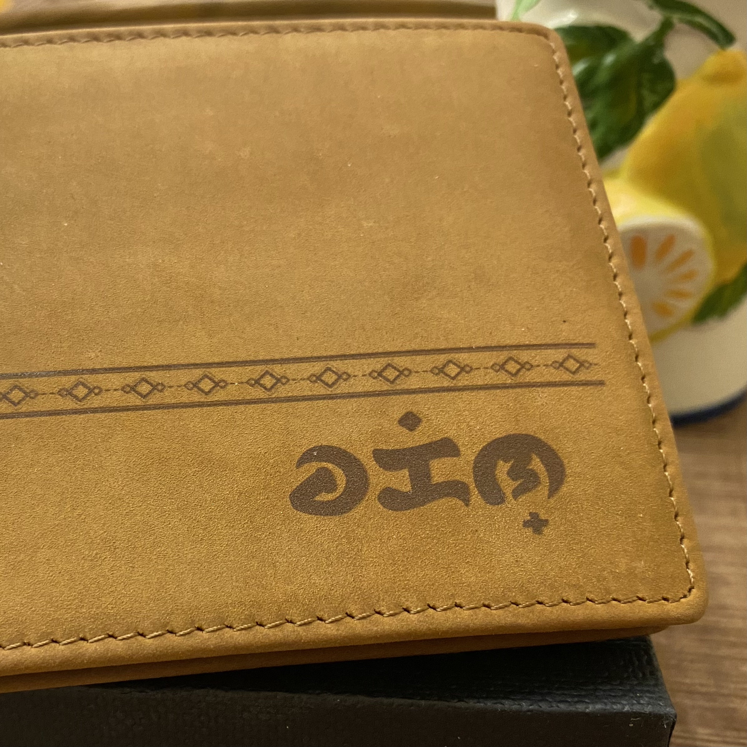Personalized Leather Wallet for Men Baybayin Name, Filipino Indigenous ...