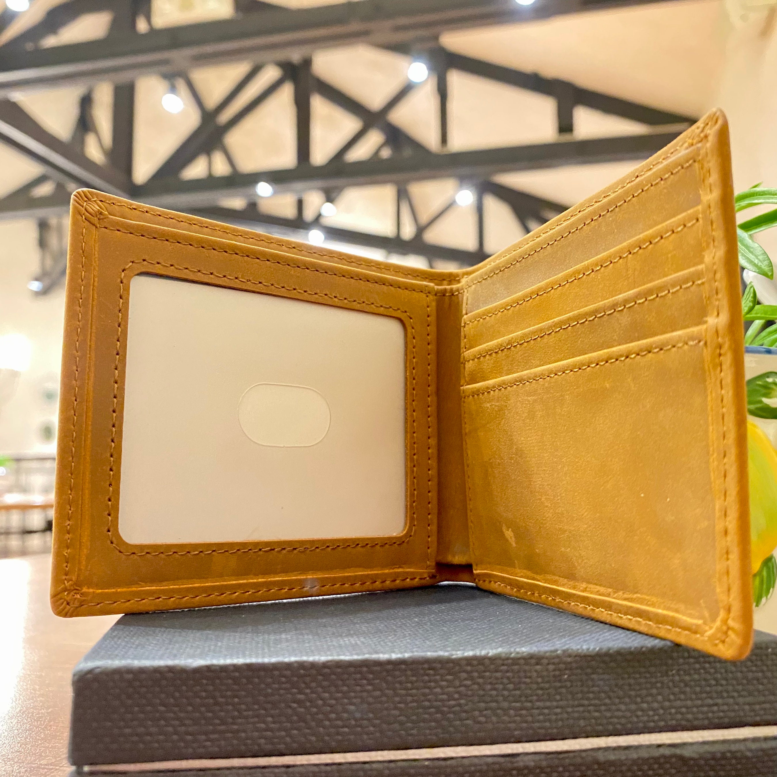 Personalized Leather Wallet for Men Baybayin Name, Filipino Indigenous ...