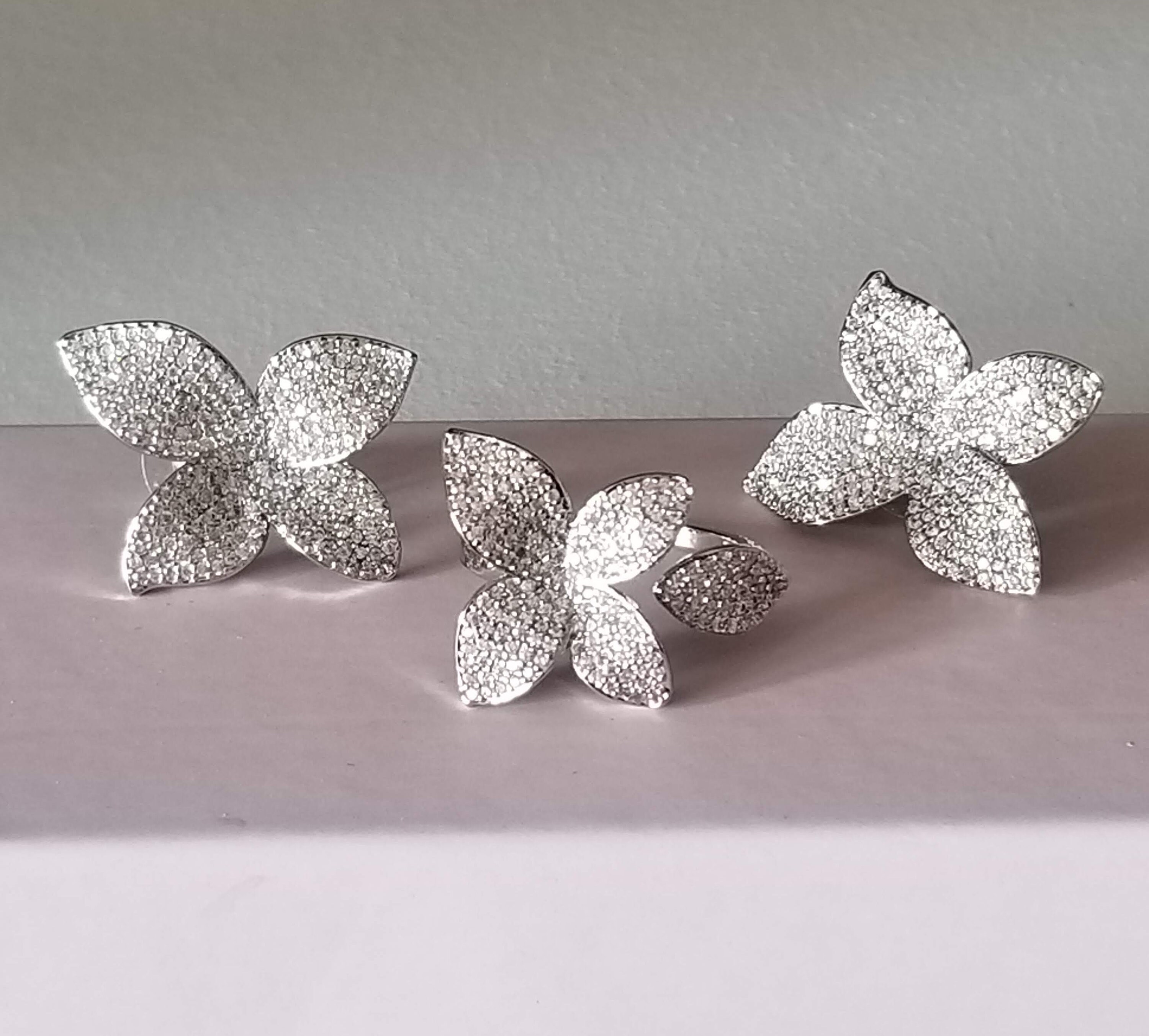 Bride Wedding Pave Jewelry - Etsy Canada