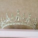 Art Deco Tiara, Ice Queen Tiara, Quinceanera Tiara Silver, Tiara for ...
