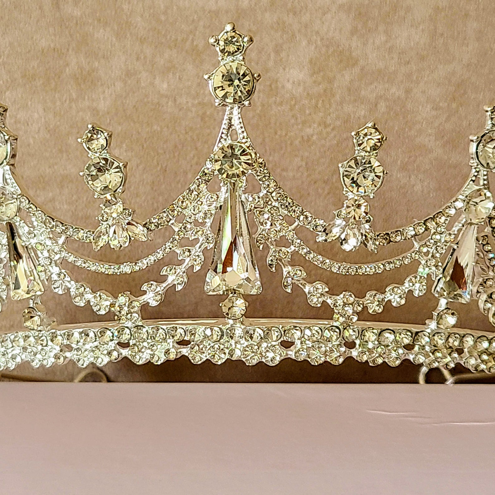 Art Deco Tiara Ice Queen Tiara Quinceanera Tiara Silver - Etsy Canada