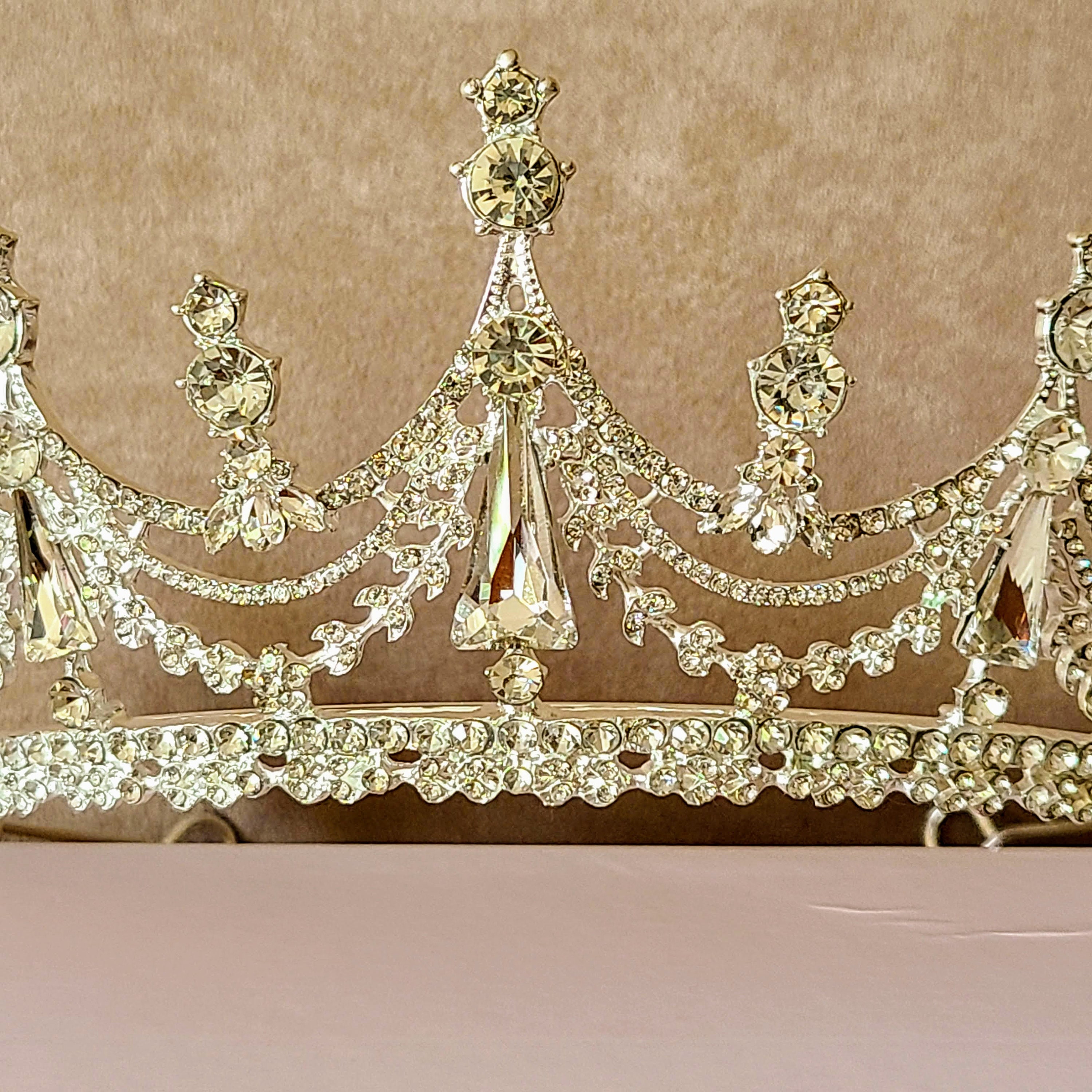 Art Deco Tiara Ice Queen Tiara Quinceanera Tiara Silver - Etsy Canada