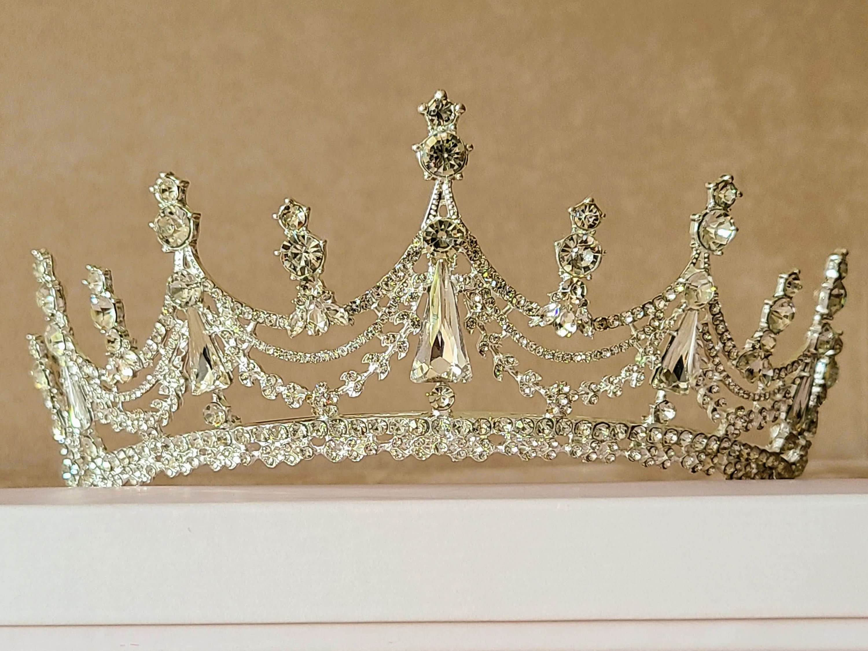 Art Deco Tiara Ice Queen Tiara Quinceanera Tiara Silver - Etsy Canada