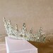 Art Deco Tiara, Ice Queen Tiara, Quinceanera Tiara Silver, Tiara for ...