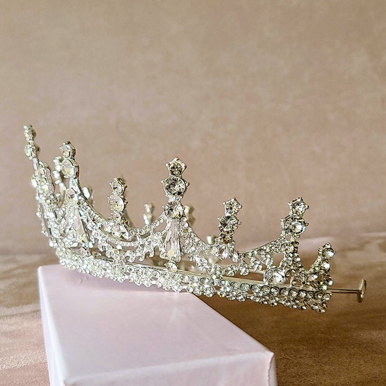 Art Deco Tiara Ice Queen Tiara Quinceanera Tiara Silver - Etsy Canada