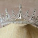 Art Deco Tiara, Ice Queen Tiara, Quinceanera Tiara Silver, Tiara for ...