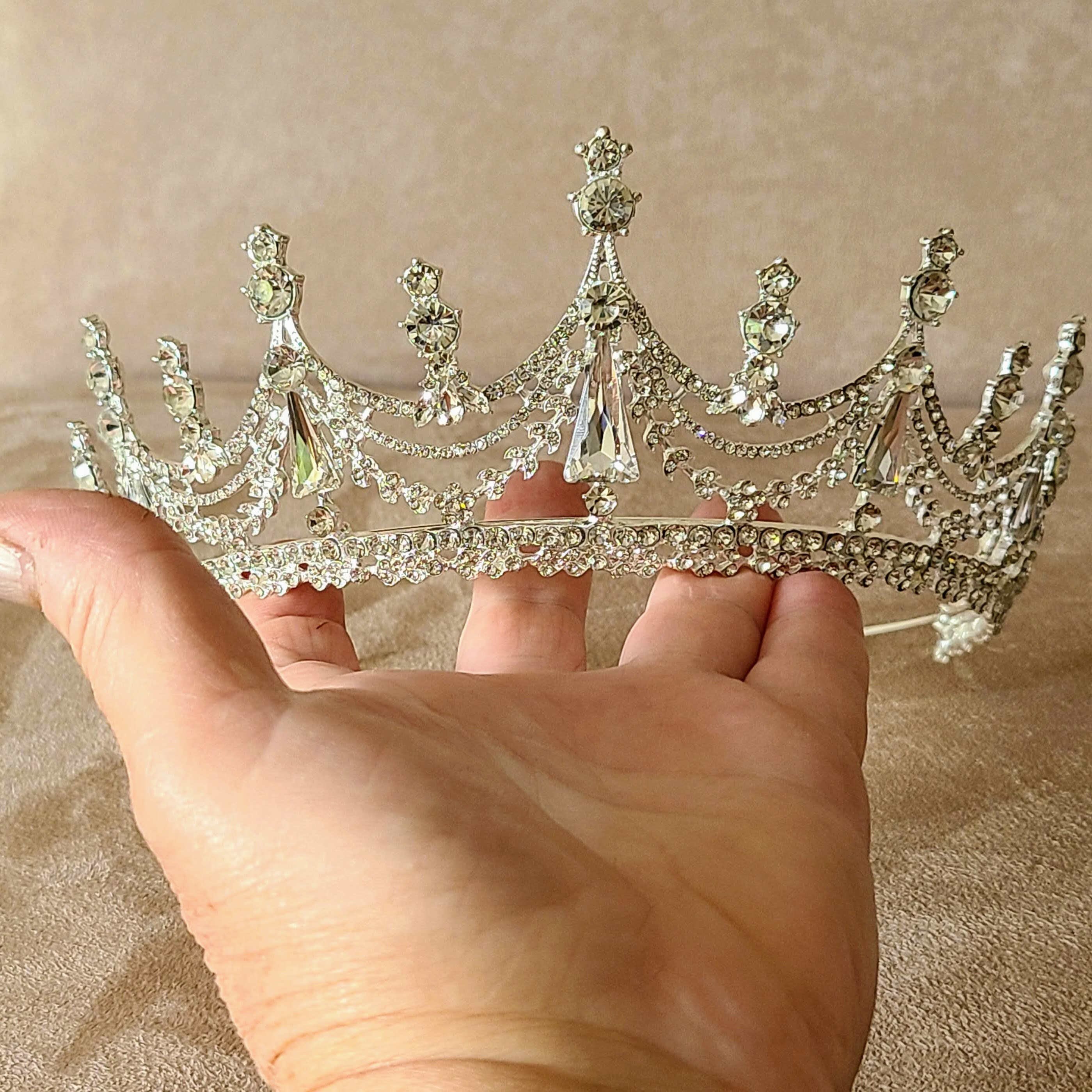Art Deco Tiara Ice Queen Tiara Quinceanera Tiara Silver - Etsy Canada