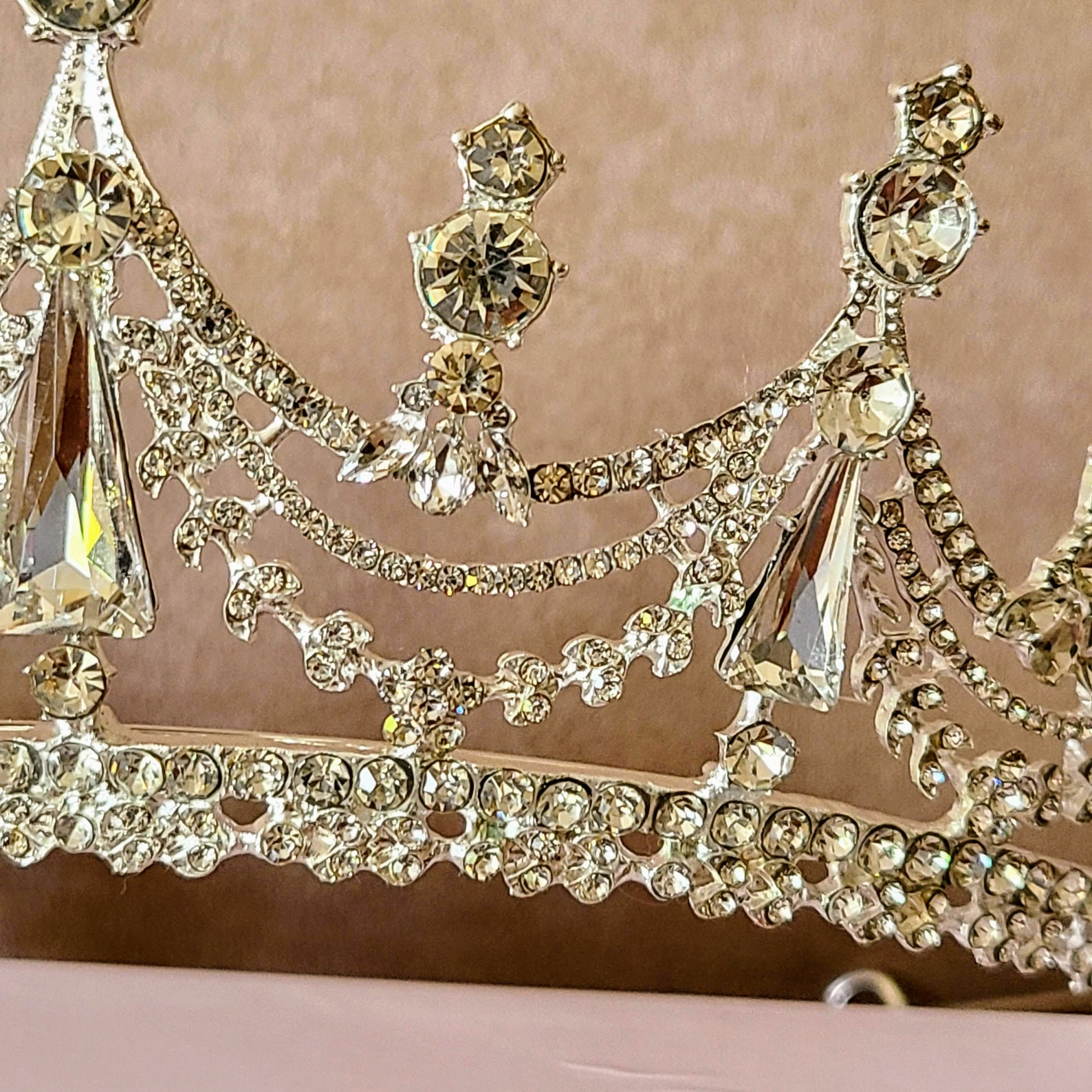 Art Deco Tiara Ice Queen Tiara Quinceanera Tiara Silver - Etsy Canada