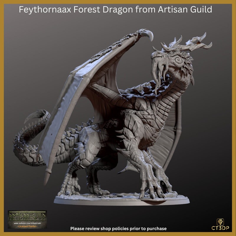 Miniature Forest Dragon - Etsy