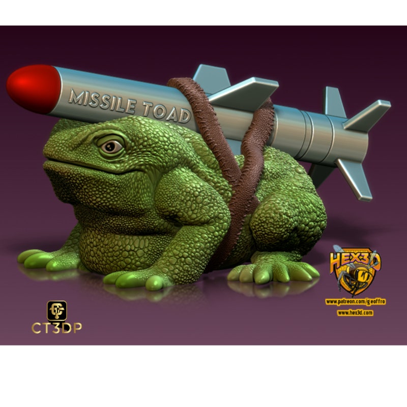 Missile Toad - Etsy