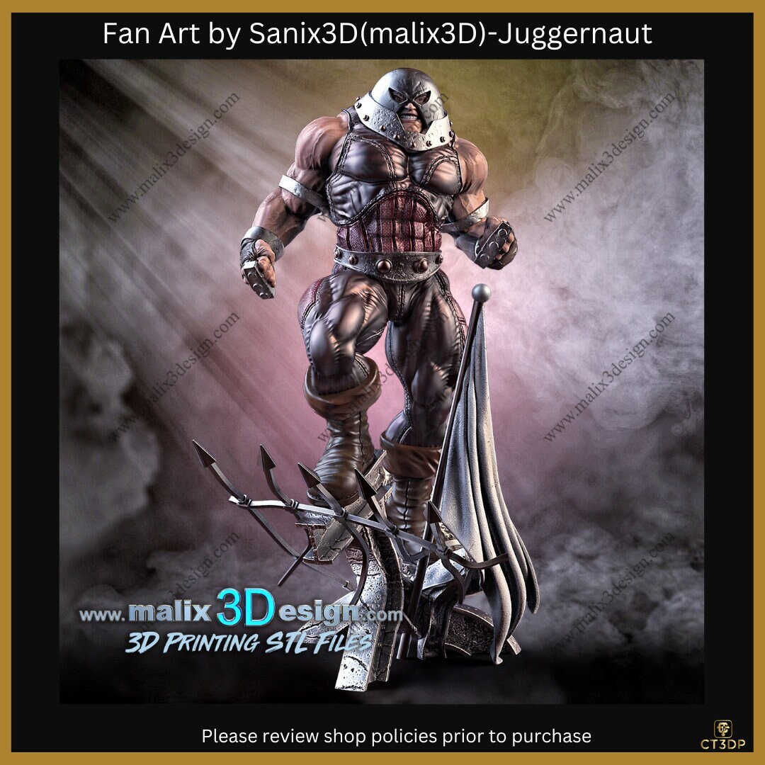 Fan Art From SANIX3D Comes A Juggernaut-once Again a Beautifully Detailed Model Sci-fi-comic - Etsy