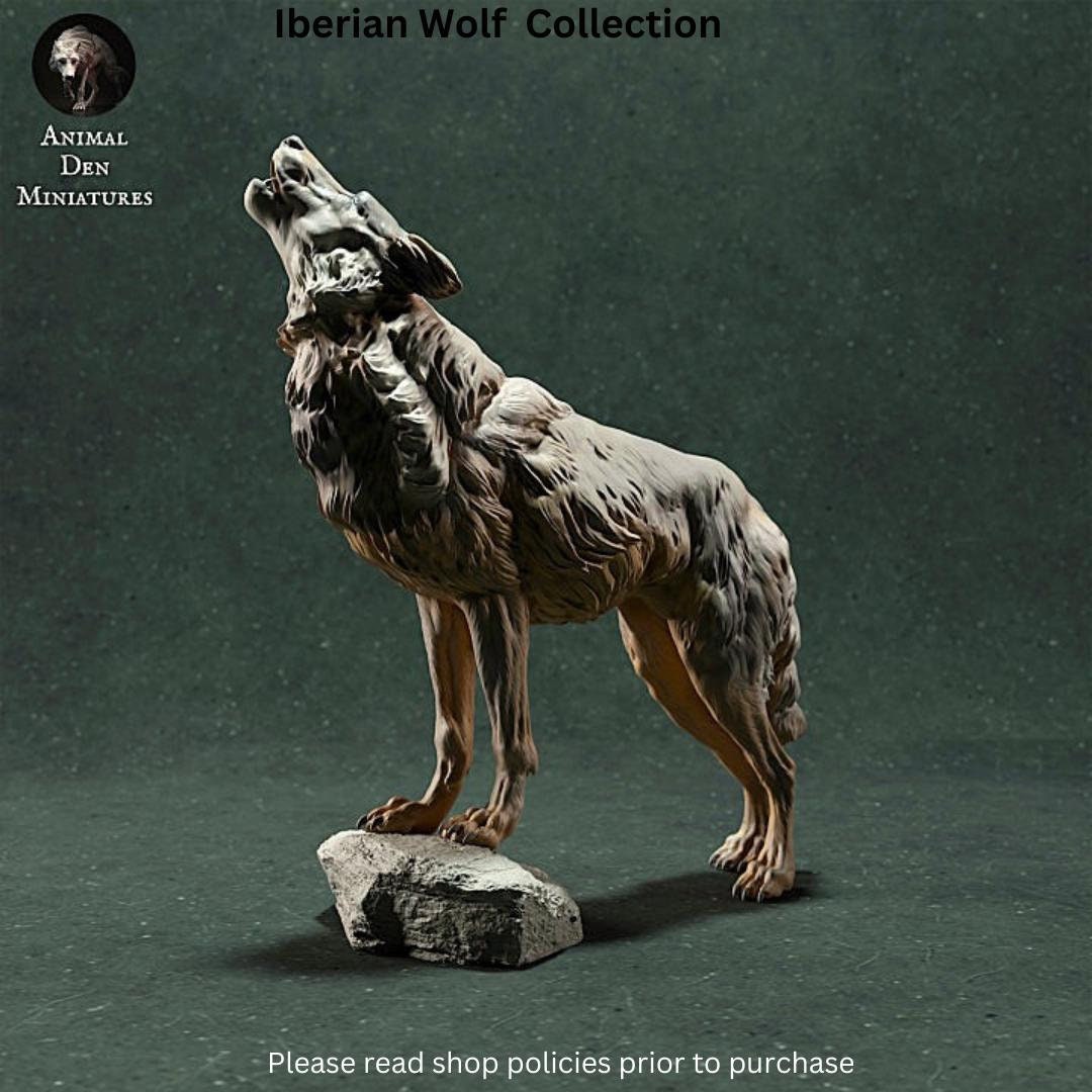 From Animal Den Miniatures 1/16th Scale Iberian Wolf Collection They ...