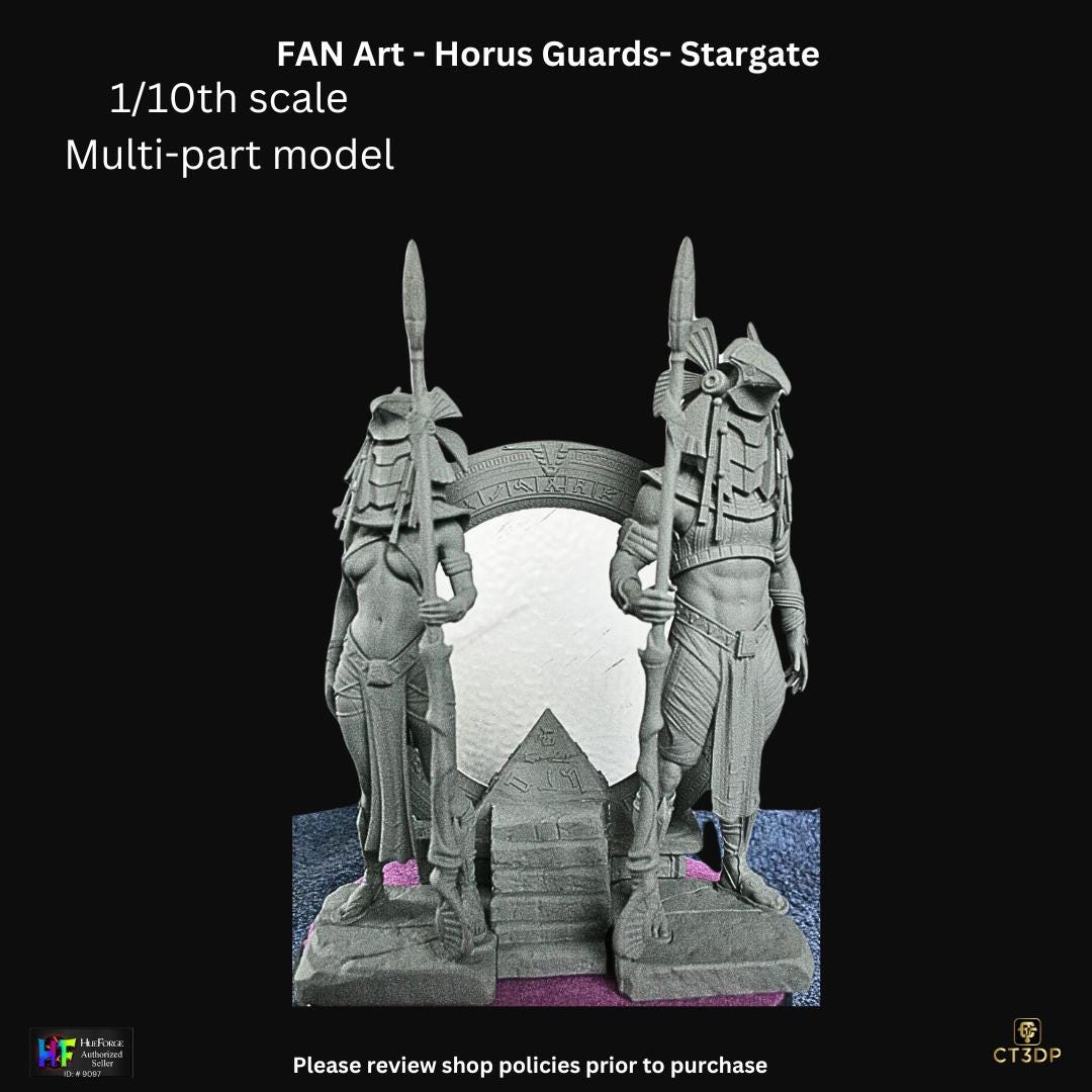 Fan Art Horus Guards at the Gate to the Universe. Gate-universe-horus-guards - Etsy