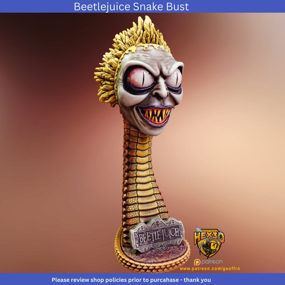 Beetlejuice Snake Monsters
