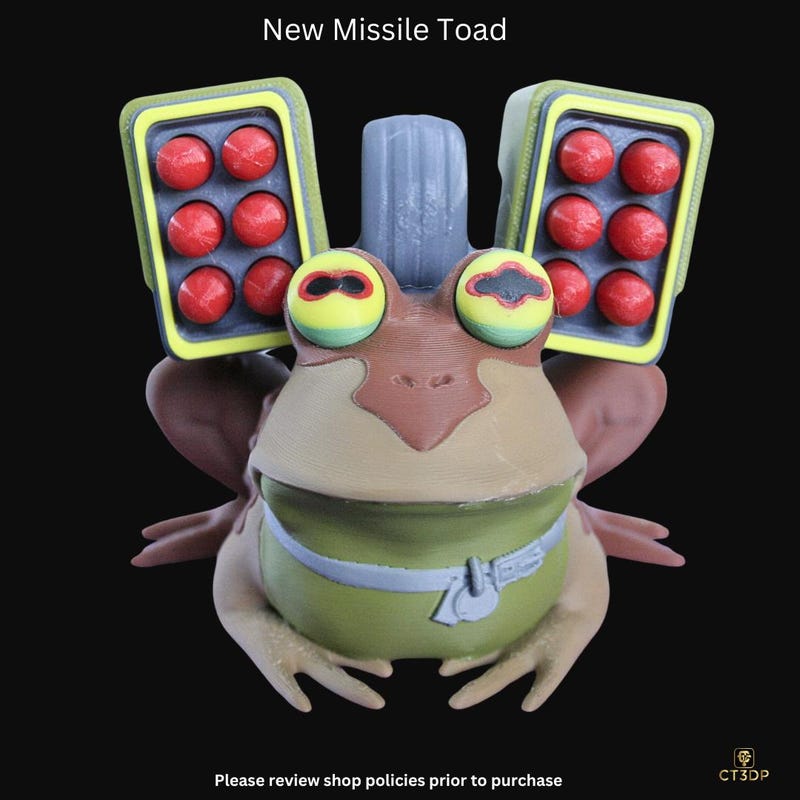 Missile Toad - Etsy