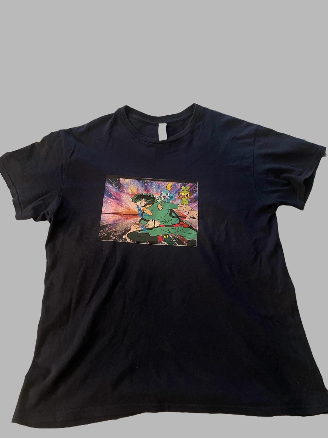 Deku & Pokémon Starters Shirt, My Hero Academia and Pokémon Tee,grookey ...