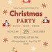 Editable Christmas Party Invitation Template, Holiday Party Invite ...