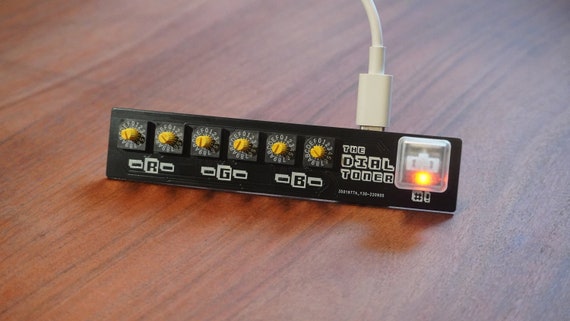 The Dial Toner A Tactile Mechanical Color Picker for Your - Etsy