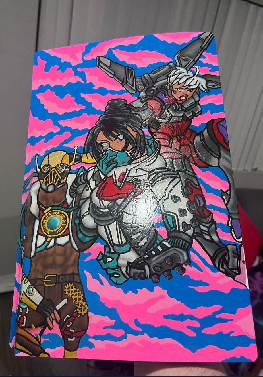Custom Ps5 Panel Front and Back Hand Painted. NOT Decals. - Etsy