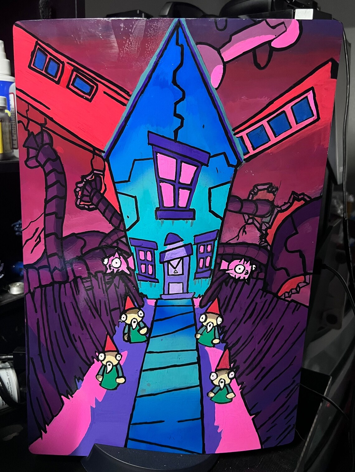 Custom Ps5 Panel Front and Back Hand Painted. NOT Decals. - Etsy