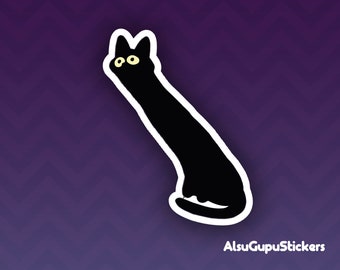 Long Cat Sticker - Etsy