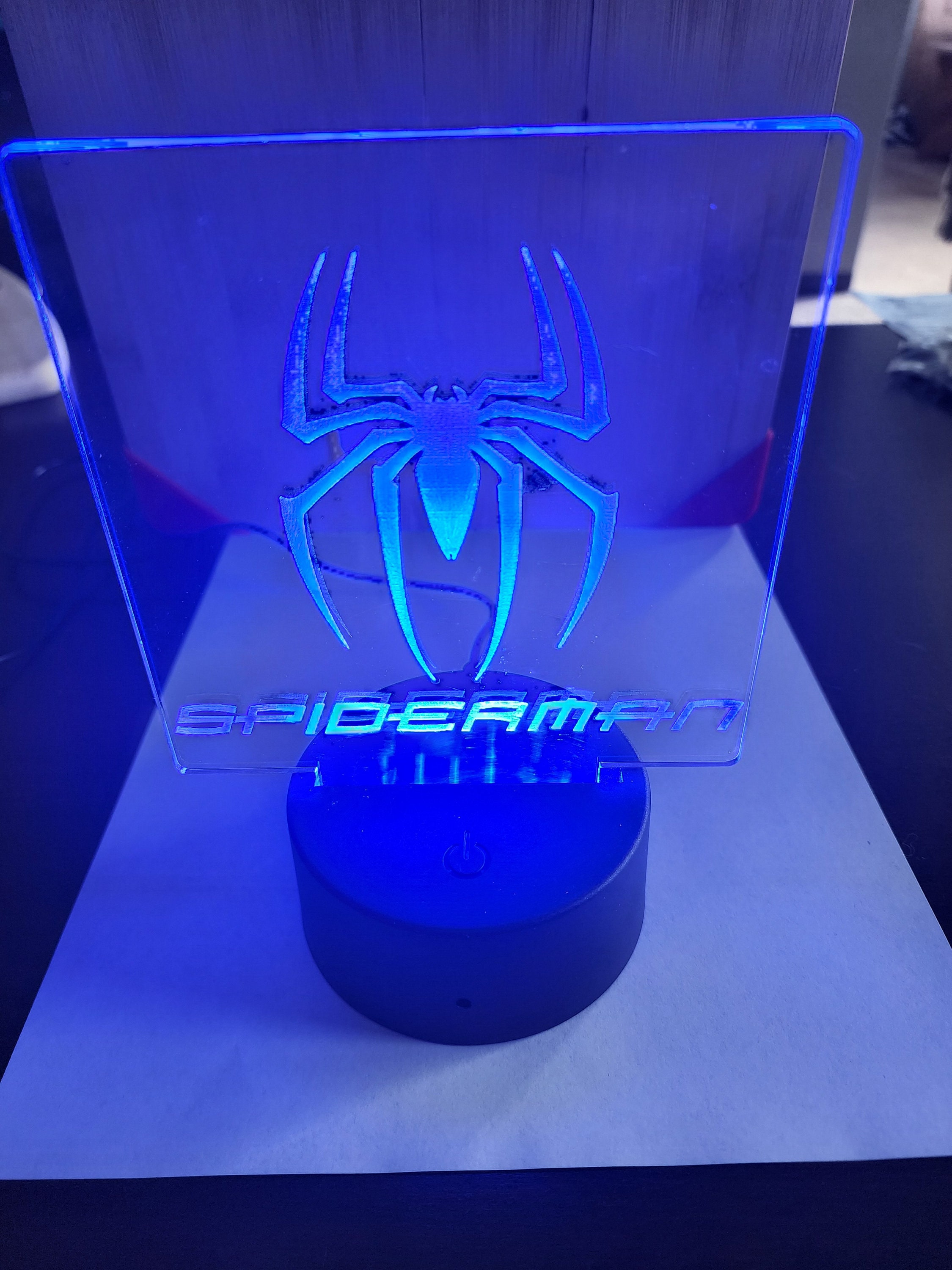 Clear Acrylic Spider-man - Etsy
