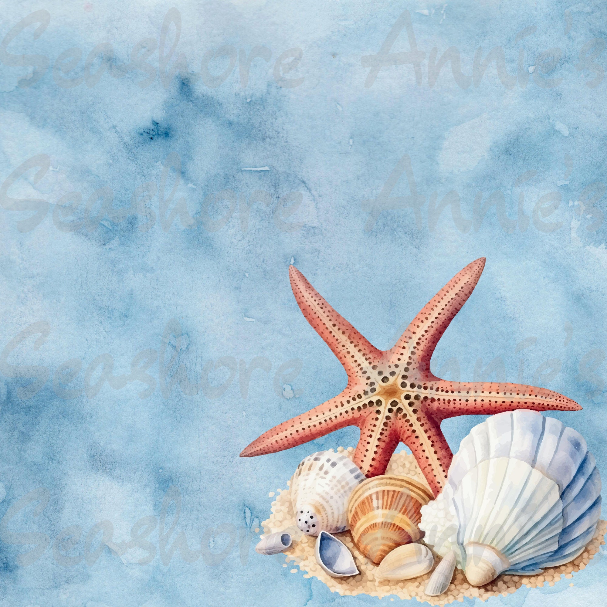 Scrapbook Paper, Junk Journal, Printable, Downloadable, Beach Scrapbook ...