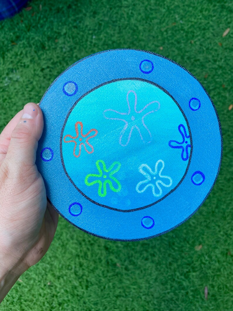 Painted Bikini Bottom Porthole Magnet / Spongebob Squarepants - Etsy