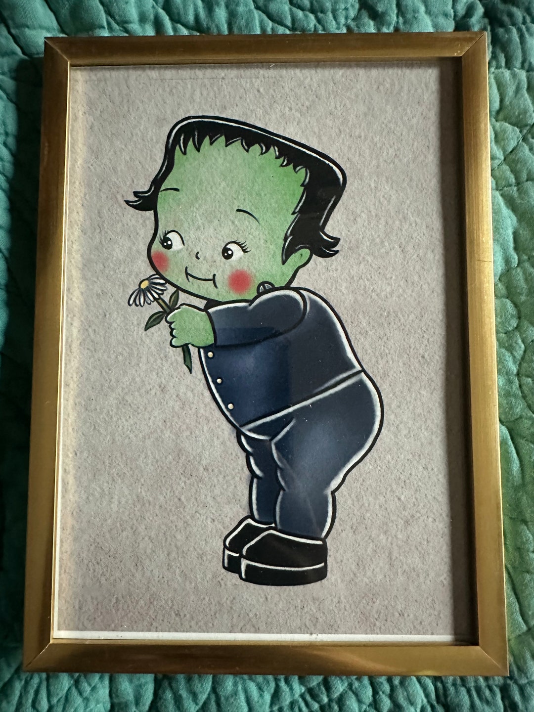 Frankenstein Kewpie Print - Etsy