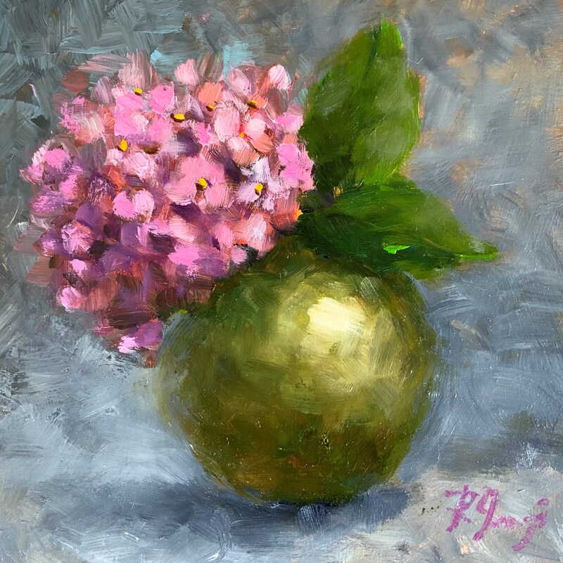 Hydrangea Painting - Etsy