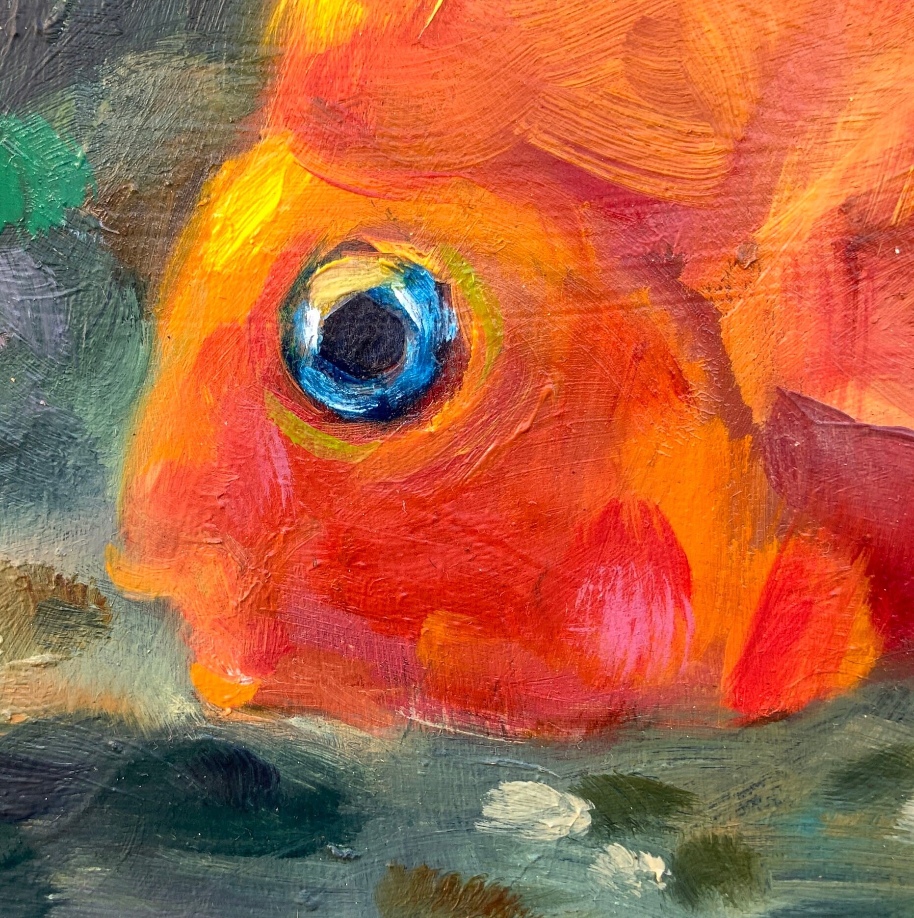 Fish Painting Aquatic Original Art Underwater Scene Sea Life - Etsy