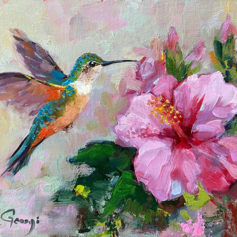 Hummingbird Painting - Etsy