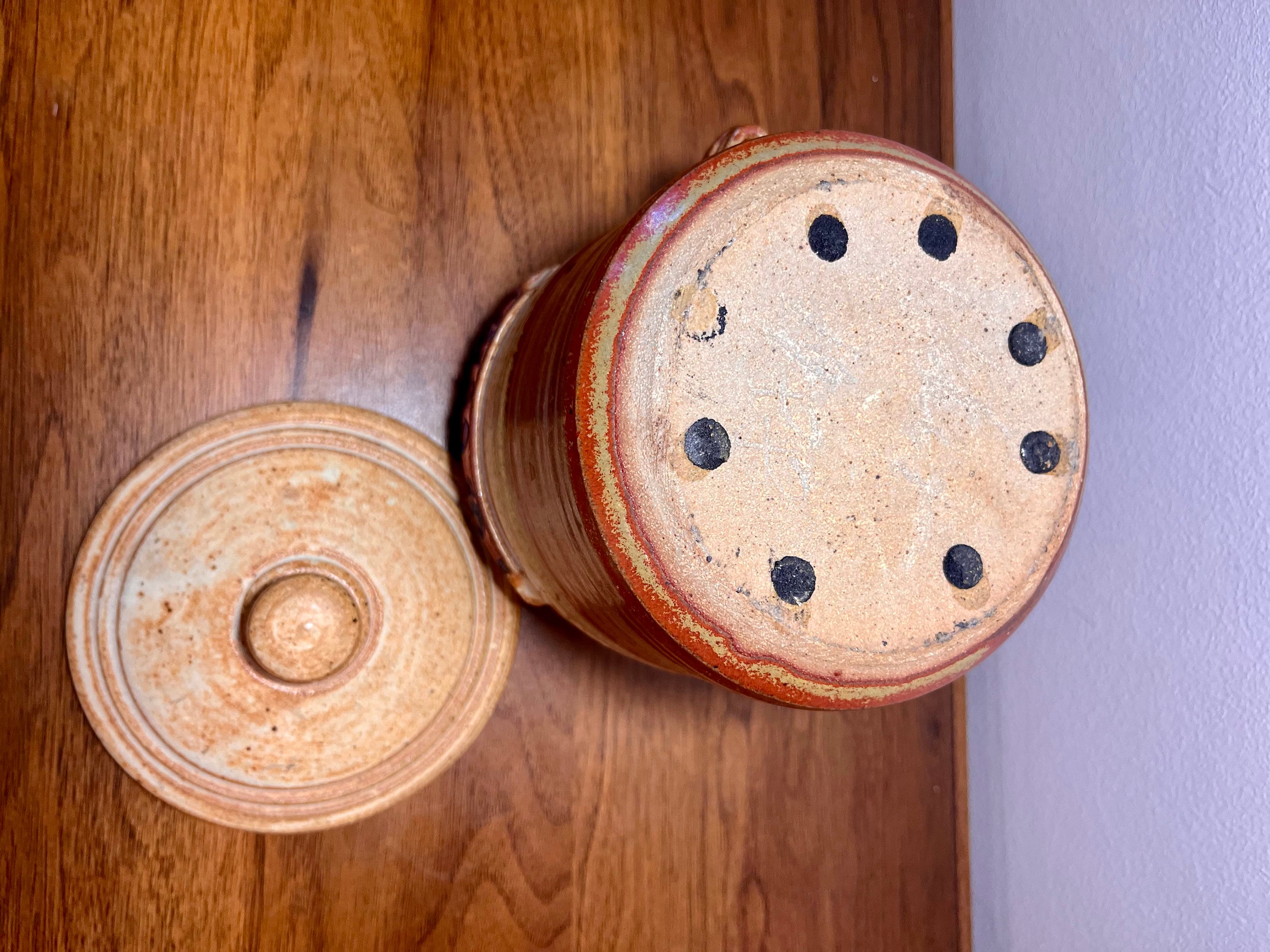 Vintage Neher Studio Pottery 1988 Popcorn Canister Purchase for Hope - Etsy