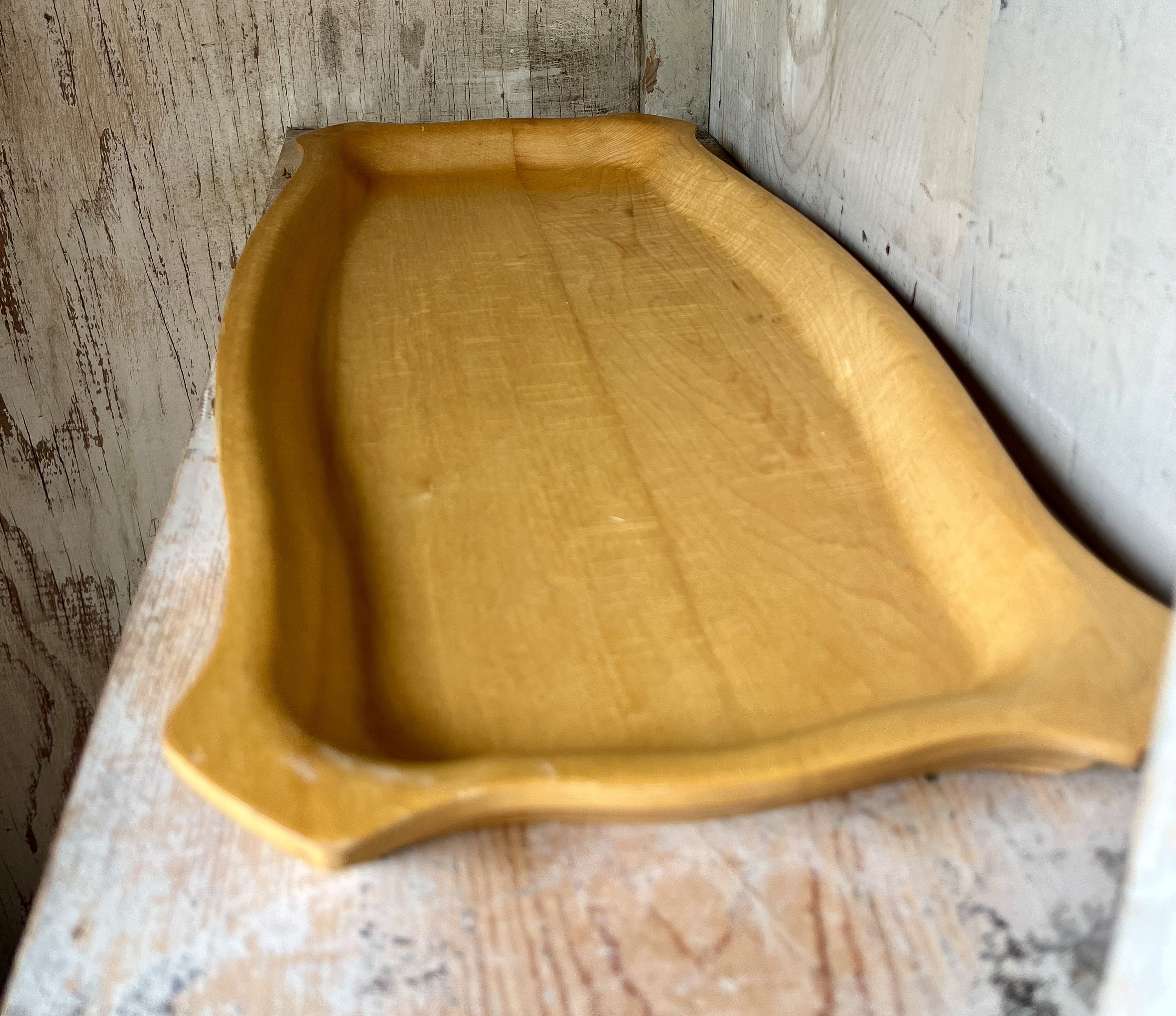 Rare Beautiful Mid Century Stanwood Maple Wood Rectangle Tray ~ Dundee ...