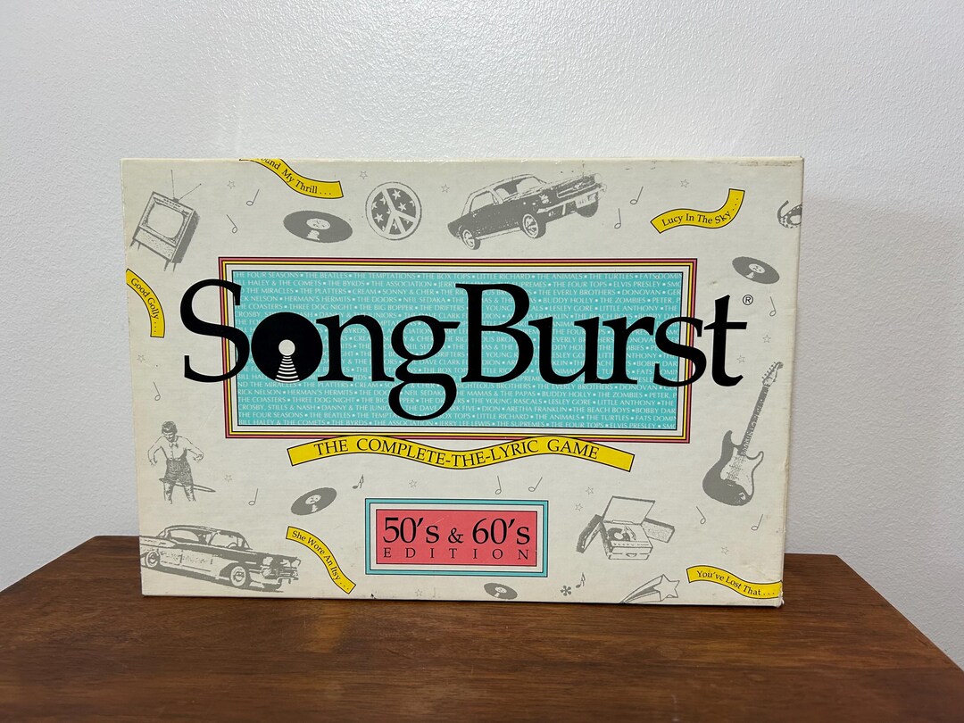 Vintage Songburst Music of the 50s and 60s Edition | Music Trivia Game ...