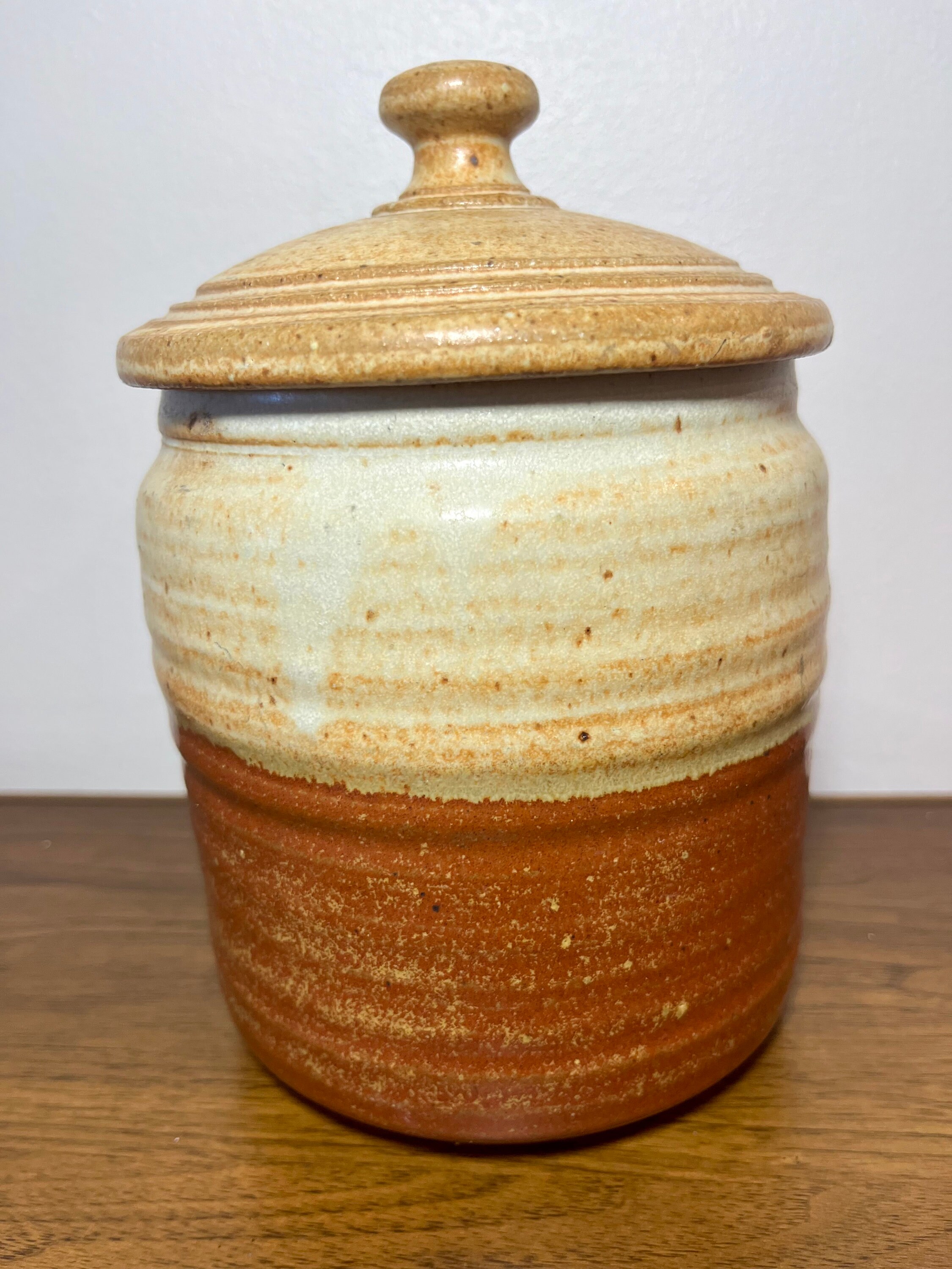 Vintage Neher Studio Pottery 1988 Popcorn Canister | Purchase for Hope ...