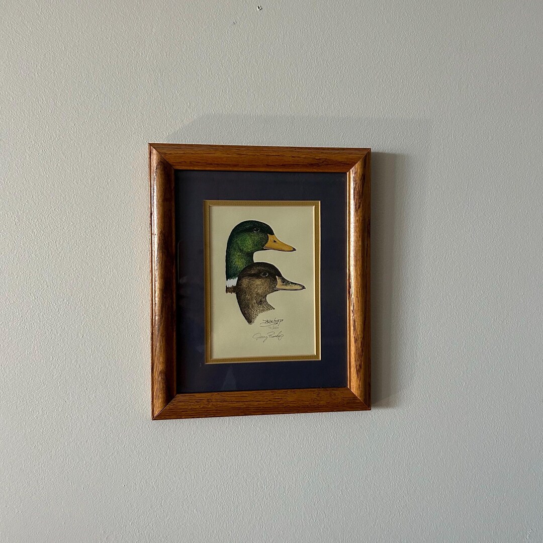 Signed Jerry Bishop Wildlife Art 73/250 Mallard Ducks | Purchase for ...