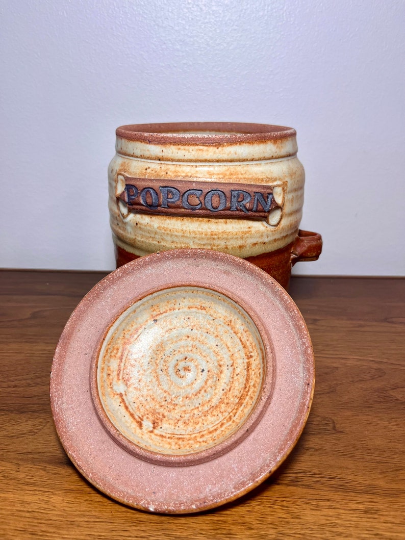 Vintage Neher Studio Pottery 1988 Popcorn Canister | Purchase for Hope ...