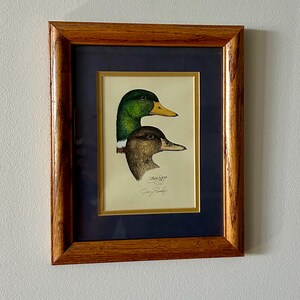 Signed Jerry Bishop Wildlife Art 73/250 Mallard Ducks | Purchase for ...