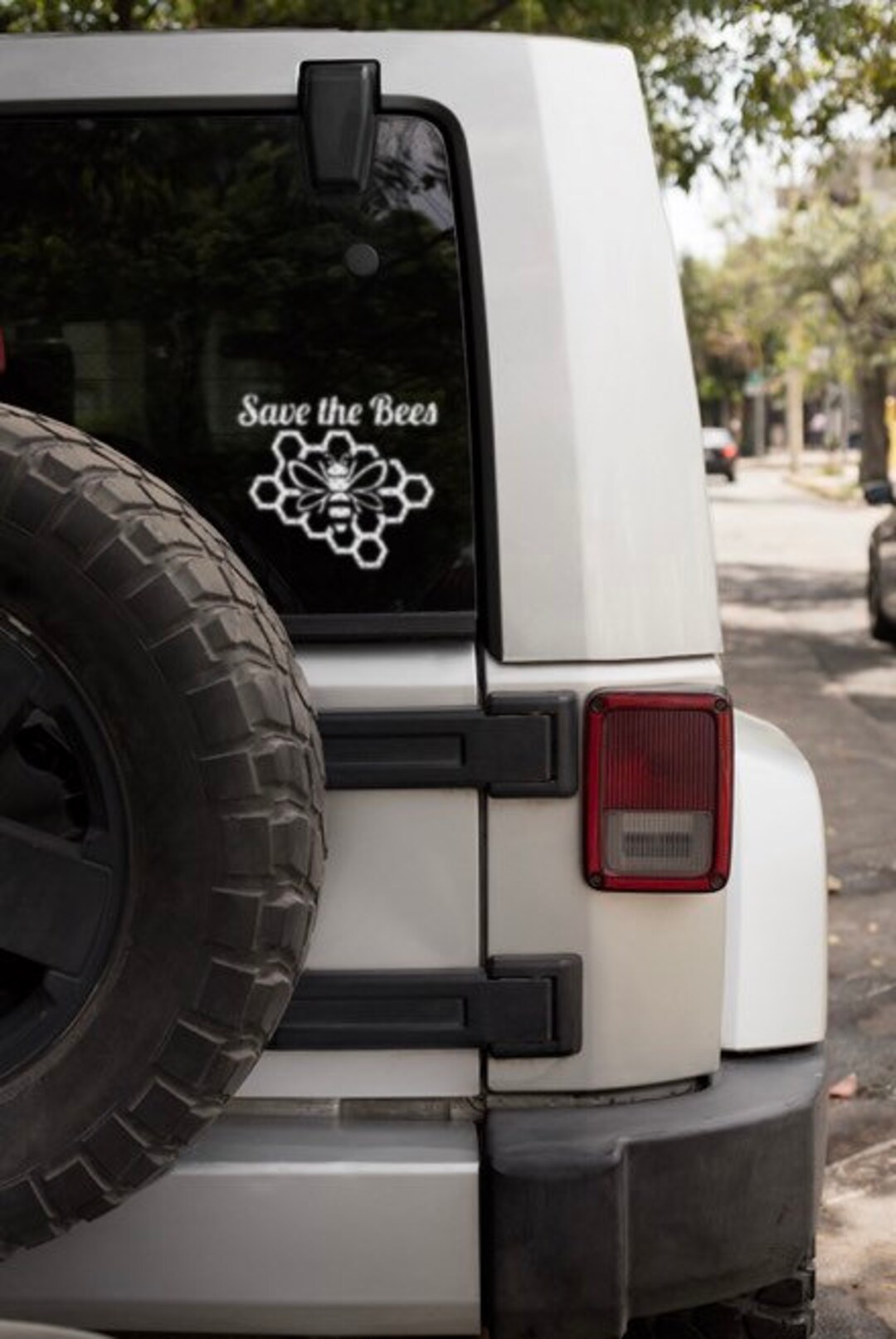 Save the Bees Vinyl Decal, Save the Bees Sticker Bumper, Car Window ...
