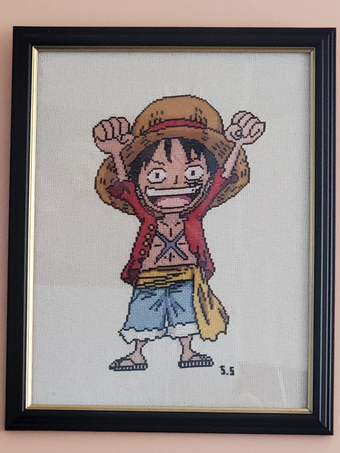 One Piece Luffy Portrait - Etsy