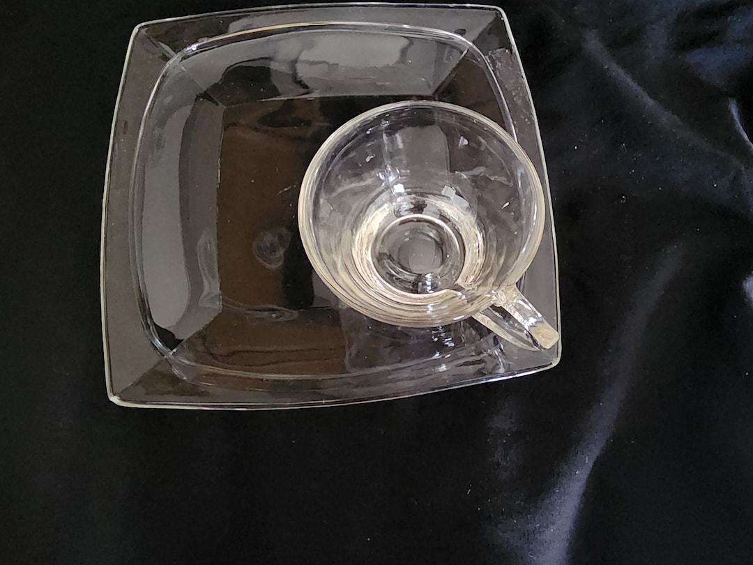 Clear Glass Tea and Toast Set - Etsy