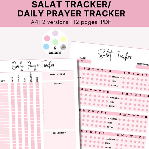 Islamic Daily Planner Printable Islamic Planner Muslim - Etsy