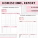 Homeschool Report Card Template Printable,academic Progress Report ...