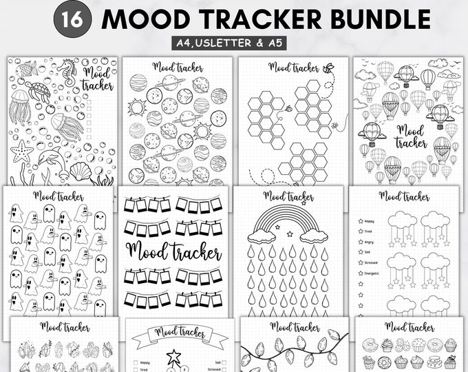 Kids Feeling Mood Tracker - Etsy Canada